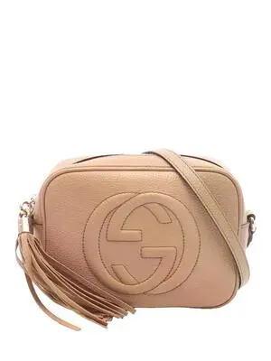 Gucci 2016-2026 Leather Soho Disco Crossbody Bag Neutrals