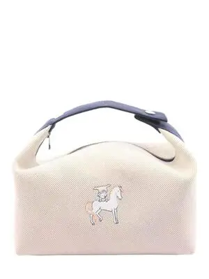 Hermès 2010-2026 Large Toile Bride A Brac Cabriole Case - Neutrals