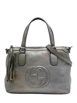 Gucci Soho Working Satchel - Silver