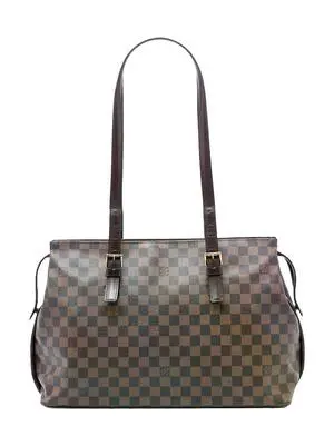 LOUIS VUITTON Damier Ebene Chelsea Shoulder Bag - Brown