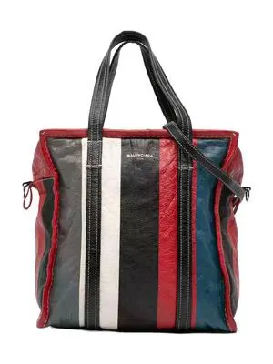 Balenciaga 2017's Lambskin Bazar Shopper Satchel - Red
