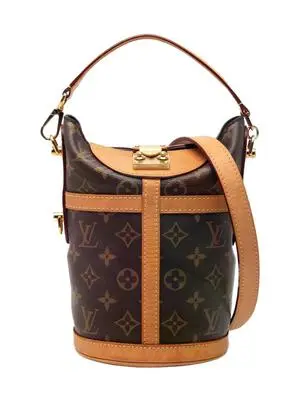 LOUIS VUITTON 2000-2026 Monogram Duffle Bucket Bag - Brown