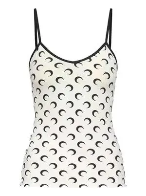 MARINE SERRE Moon Print Top - White