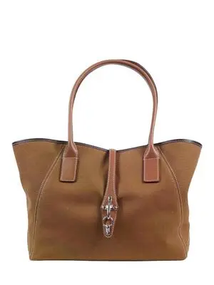 FAY Panelled Tote Bag - Brown