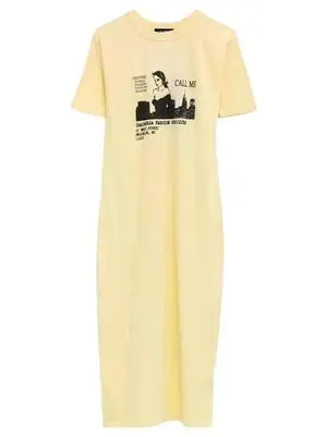 WILLY CHAVARRIA Graphic-print Dress - Yellow