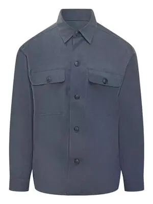BOSS Relaxed-fit Overshirt In Washable Air Wool
