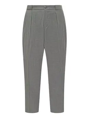 BOSS Pleated Trousers - Grey