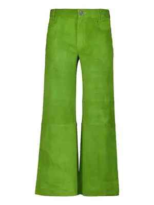 Stouls Lilou Stretch Leather Pants - Green