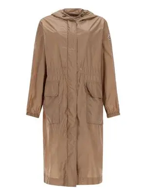 Moncler Hiengos Long Parka - Beige
