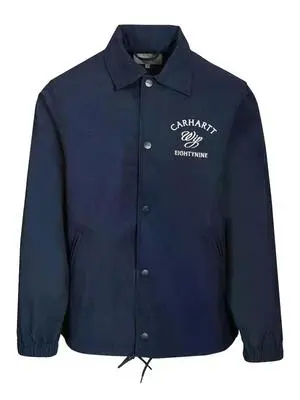 Carhartt Work In Progress Logo Coach Jacket - Blue