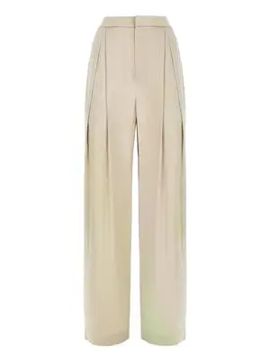 DANAMÉ Pleated Trousers - Neutrals