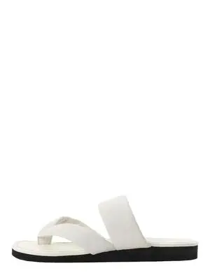 Yohji Yamamoto Padded Strap Sandals - White