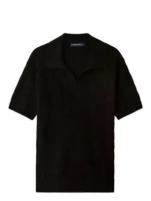 Frescobol Carioca Rino V-neck T-shirt - Black