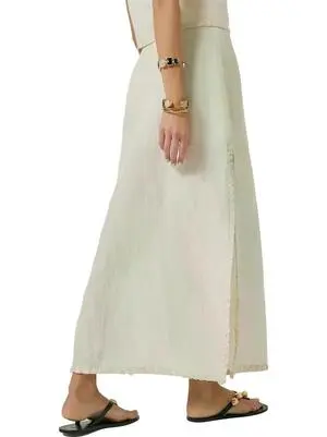SCARLETT POPPIES SCARLETT POPPIES Lennie Side-Slit Maxi Skirt
