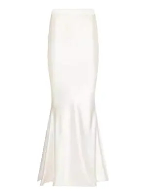 ALEXIA & ANTONIA Flared Maxi Skirt - Neutrals