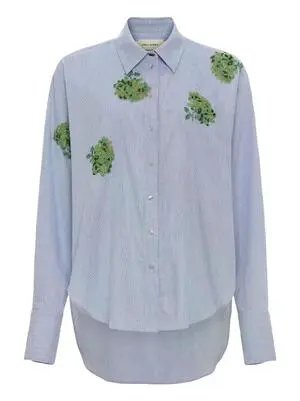 Hellessy Flo Beaded Shirt - Blue