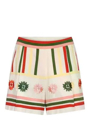 Carolina K Roma Shorts - Neutrals