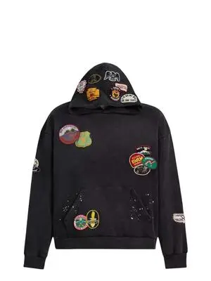 FOUND Patchwork Hoodie - Black