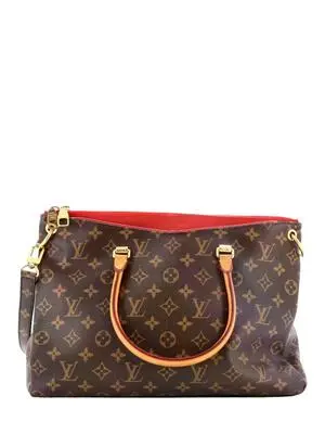 LOUIS VUITTON Pallas Tote Monogram Canvas - Brown