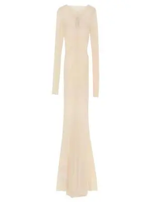 Rick Owens Long-sleeve Maxi Dress - Neutrals