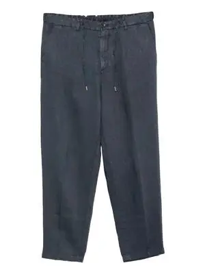 BRIGLIA 1949 Linen Trousers - Blue