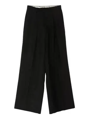 Junya Watanabe Wide Leg Tailored Trousers - Black