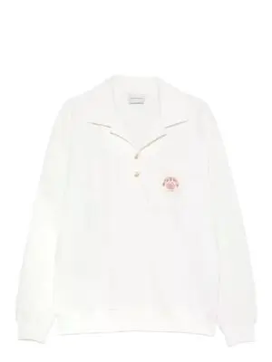 Drole De Monsieur Logo-patch Polo Shirt - Neutrals