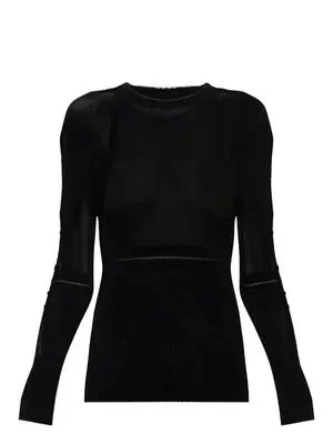 Issey Miyake Long-sleeve Top - Black