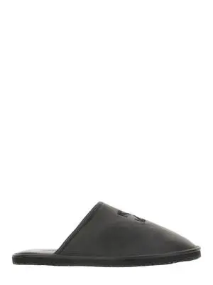 Off-White Logo Slippers - Black
