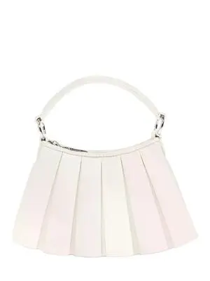 Lacoste Small Lenglen Pleated Tote Bag White