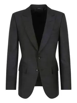 TOM FORD Button Blazer - Black