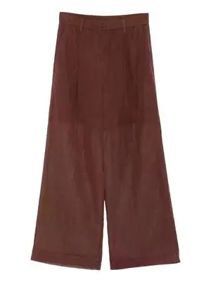 Brunello Cucinelli Wide Leg Trousers - Brown