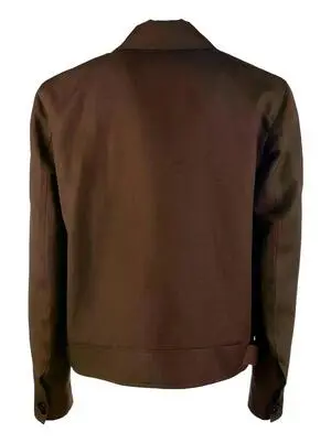 GABRIELE PASINI Button Flap Jacket - Brown