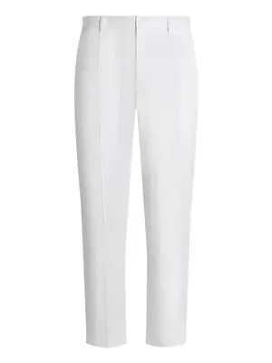 Dolce & Gabbana Cotton Gabardine Trousers - White