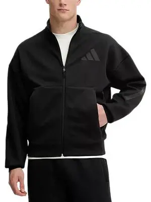 Adidas Logo-detail Zip-up Jacket - Black