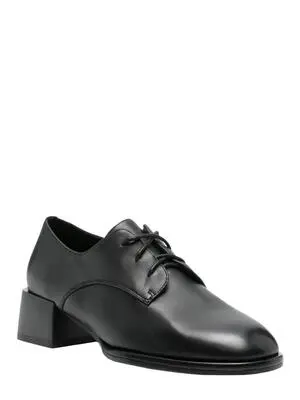 ADRIANNA FERETTI Leather Derby Shoes - Black