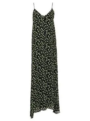 FISICO Flared Maxi Dress - Black