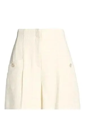 Sandro Tweed Shorts - White