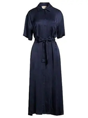 KAOS Midi Shirt Dress - Blue