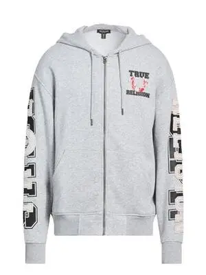 True Religion Fleece Zip-up Hoodie - Grey