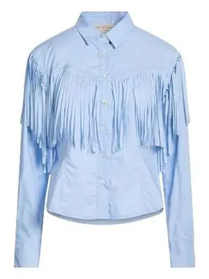 KAOS Shirt With Fringes - Blue