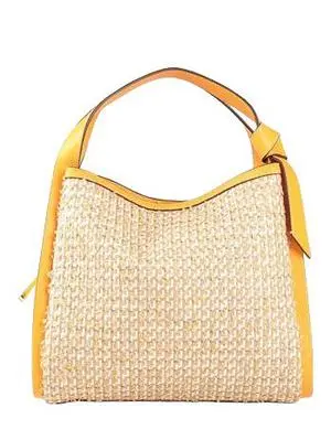 Kate Spade New York Textile Fibers And Leather Handbag - Mandarin