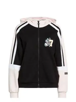 EA7 Cotton-blend Terry Sweatshirt - Black