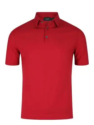 Givenchy Zanone Slimfit Polo Shirt - Red