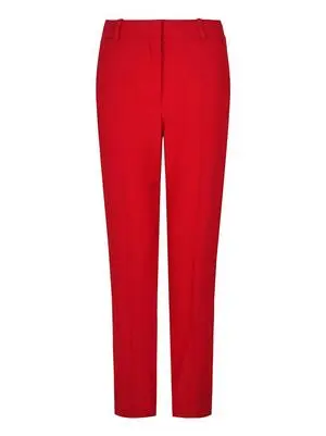 Brioni Leaf Crepe Cigarette Trousers - Red