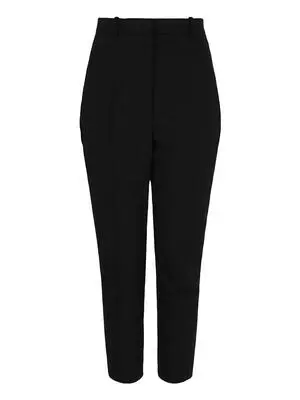 Alexander McQueen High-rise Cigarette Pants - Black