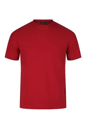 Givenchy Zanone Slimfit Crewneck Sweat-shirt T-shirt - Red