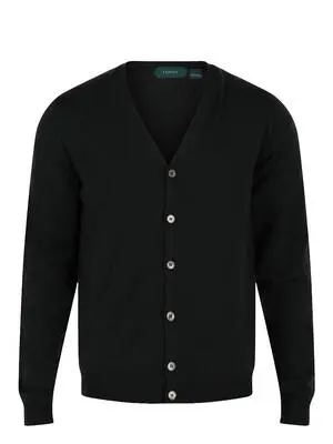 Givenchy Zanone Slim Fit Cardigan - Black