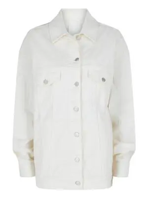 Missoni Oversized Denim Jacket - White