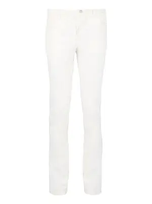 Alexander McQueen Five-pocket Denim Jeans - White